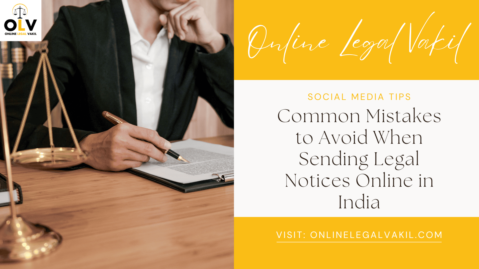 Common Mistakes to Avoid When Sending Legal Notices Online in India ...